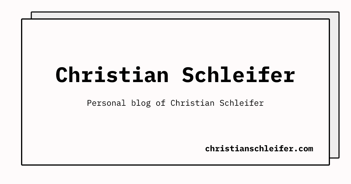 Christian Schleifer